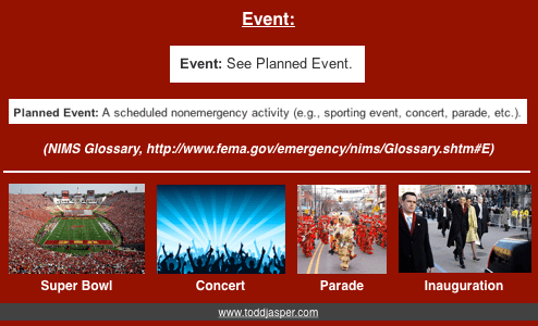 EM Defined: Incident vs Event | toddjasper